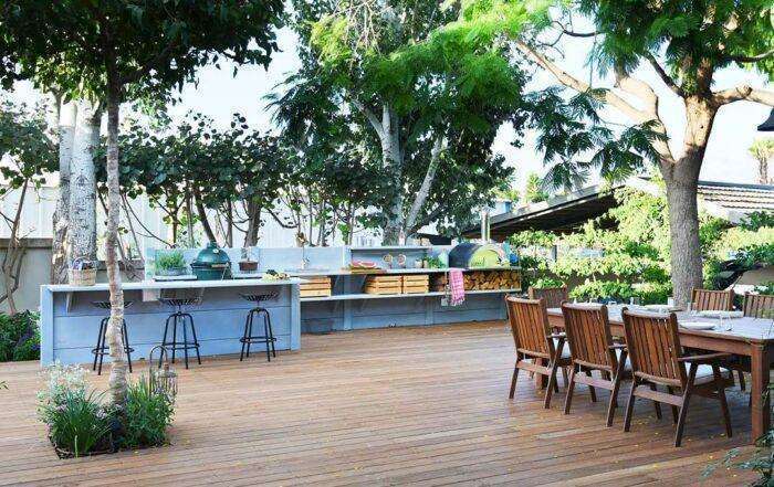 Custom Concrete Outdoor Kitchen - WWOO